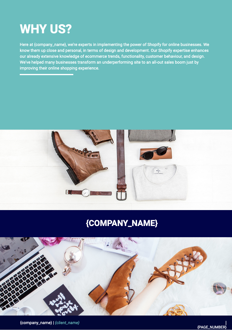 Shopify Proposal Template | Proposify